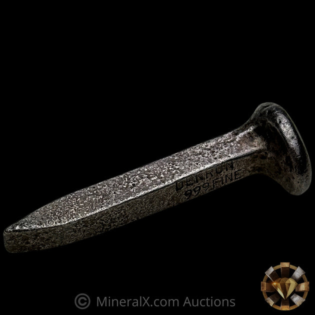 1.68oz Cripple Creek Colorado Denron Counterstamp Vintage Silver Railr – MineralX