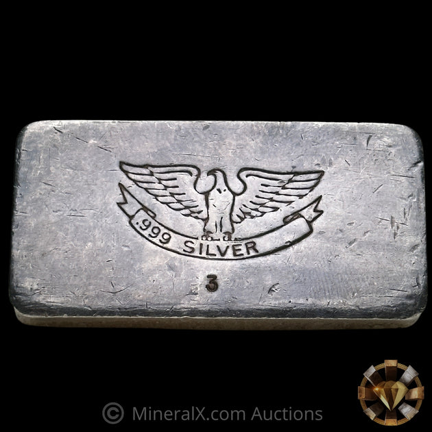 3oz W H Foster Vintage Extruded Silver Bar – MineralX