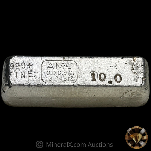 10oz AMC Vintage Silver Bar – MineralX