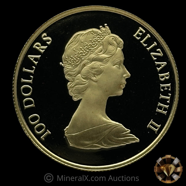 1/2oz 1982 Royal Canadian Mint 100 Dollar Proof Gold Coin – MineralX