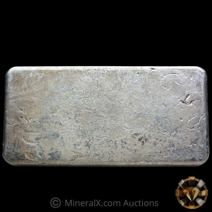 100oz Colonial Made By Engelhard Vintage Silver Bar – MineralX