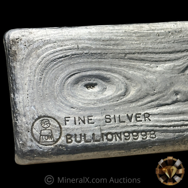 557g Harrington Metallurgy Australia Vintage Silver Bar – MineralX