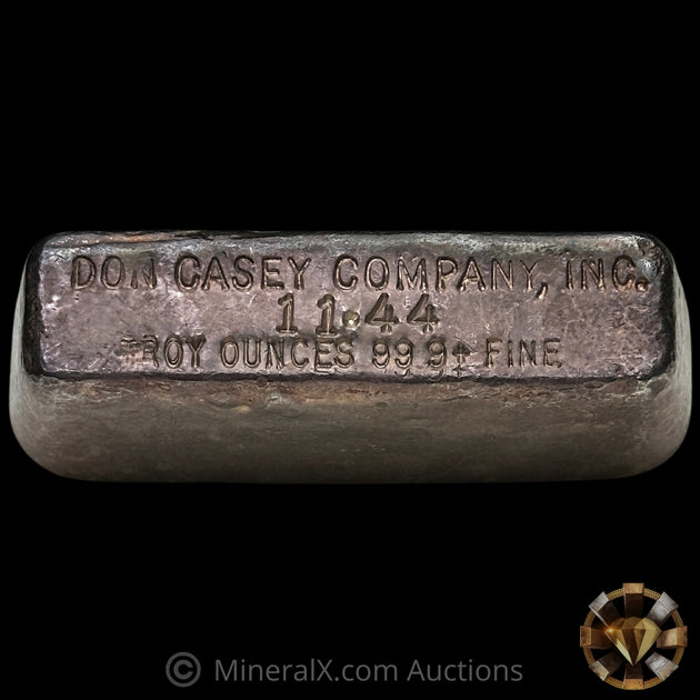 11.44oz Don Casey Company Inc Vintage Silver Bar – MineralX