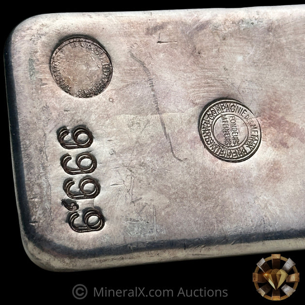 Kilo Engelhard CMP Paris Rare Reverse Purity Variety Vintage Silver Ba ...