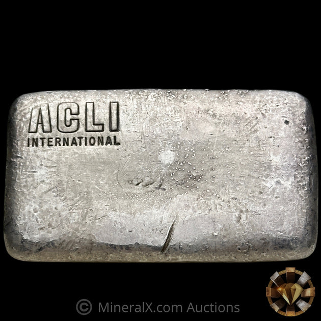 10oz Engelhard ACLI International 3rd Series 5 Digit Vintage Silver Ba ...