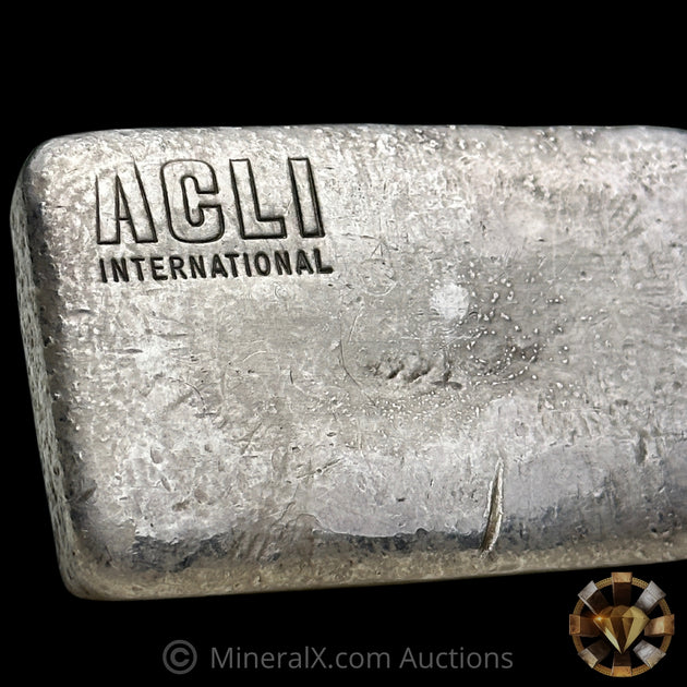 10oz Engelhard ACLI International 3rd Series 5 Digit Vintage Silver Ba ...