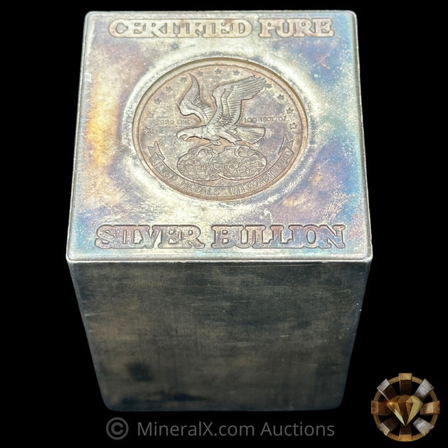 100oz (Rare Weight Class) Certified Pure Silver Bullion "Silver Metals ...