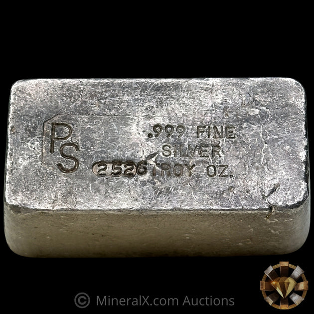 25.26oz PS Placer Sierra Vintage Silver Bar – MineralX