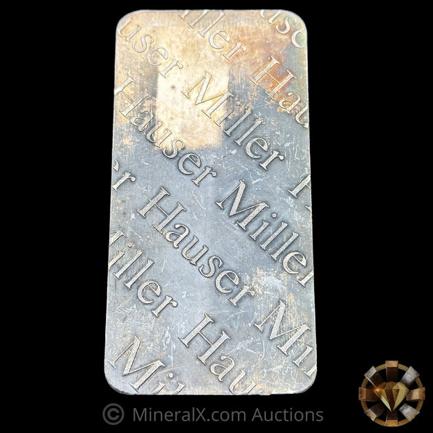 10oz Hauser Miller Vintage Silver Bar – MineralX