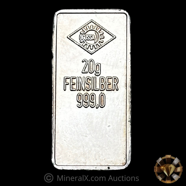 20g Ogussa Feinsilber Vintage Silver Bar – MineralX