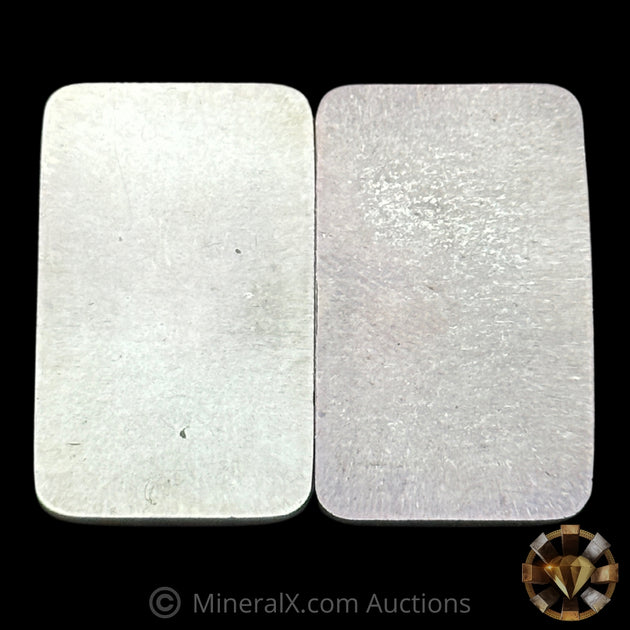 x2 10g AMRO Bank Vintage Silver Fractional Bars – MineralX