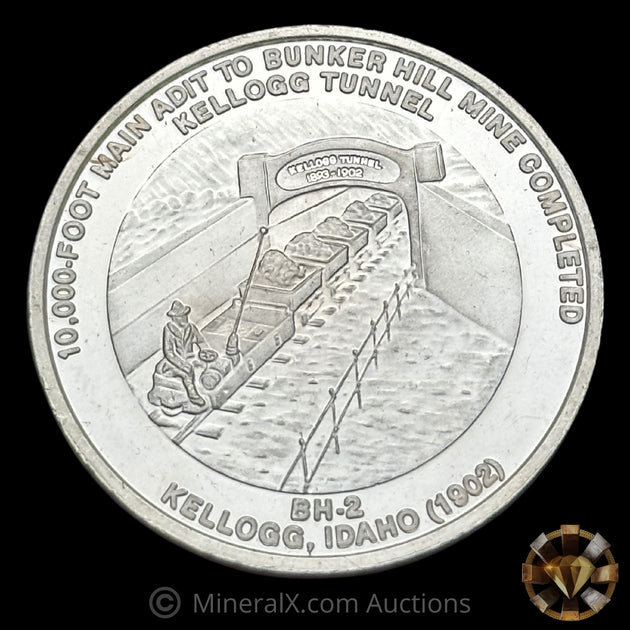 1oz Bunker Hill Vintage Silver Coin – MineralX