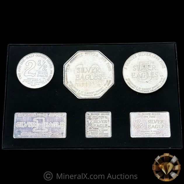 1969 W H Foster Complete Silver Eagles Nest Set "Hercaimy Enterprises ...