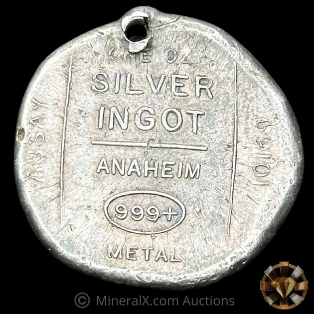 1oz USVI Anaheim Metal Co Roman Vintage Silver Round – MineralX