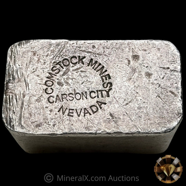 5oz Comstock Mold Vintage Silver Bar With Comstock Mines Carson City N ...