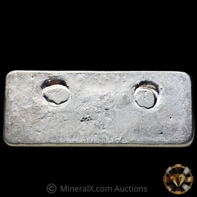 14.252oz Delta Smelting & Refining Rare Weight Class Vintage Silver Ba ...