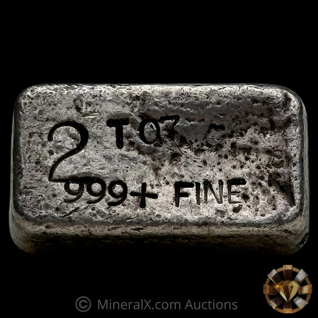 2oz Comstock Vintage Silver Bar – MineralX