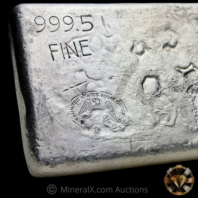 104.29oz United States Assay Office At San Francisco Vintage Silver Ba ...