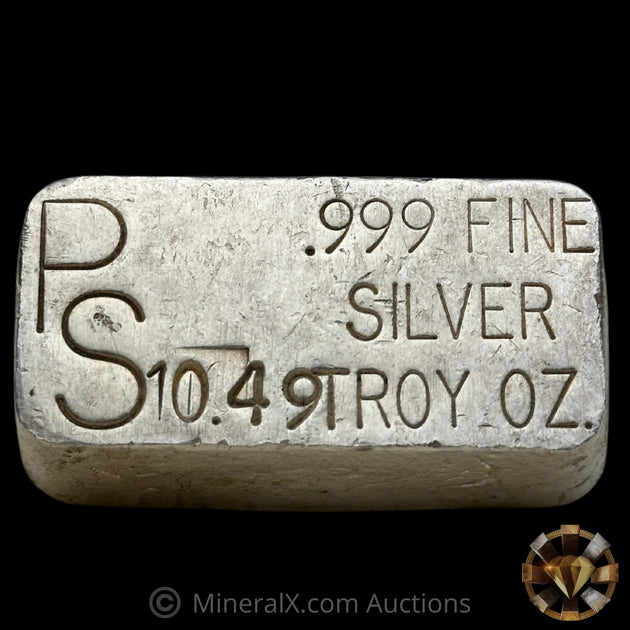 10.49oz PS Placer Sierra Vintage Silver Bar – MineralX