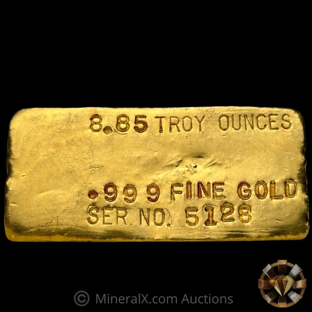 8.85oz Hallmark Precious Metals HPM Seattle Vintage Gold Bar – MineralX