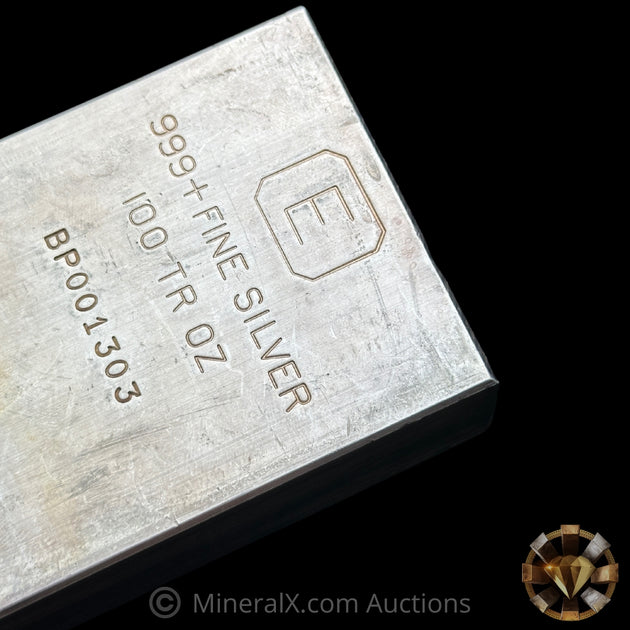 100oz Engelhard E Logo First Generation Extruded Industrial Vintage Si ...