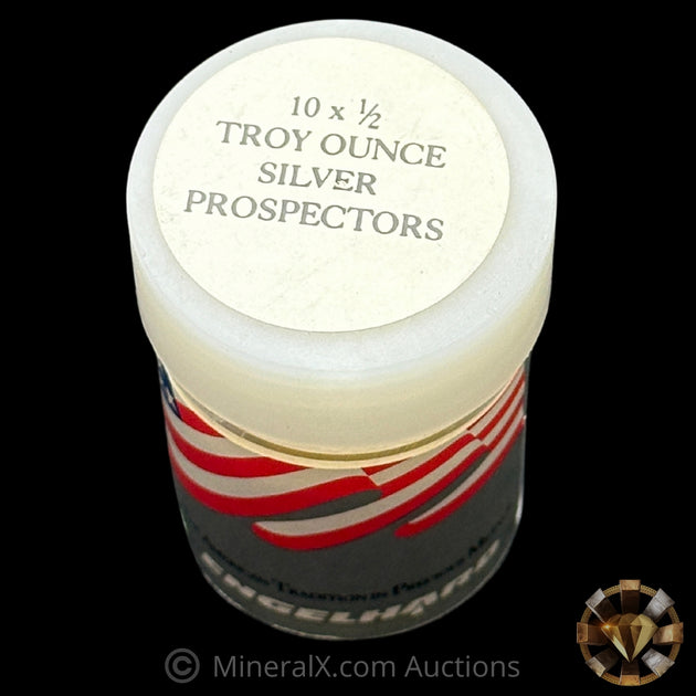 x10 1/2oz 1985 Engelhard Prospector Vintage Silver Coin Roll Gem BU Mi ...