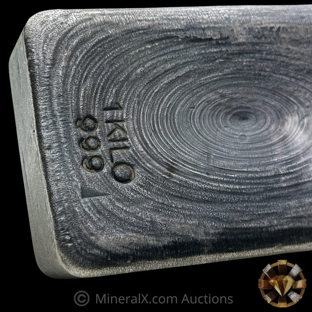 Kilo The Perth Mint Australia Vintage Silver Bar – MineralX