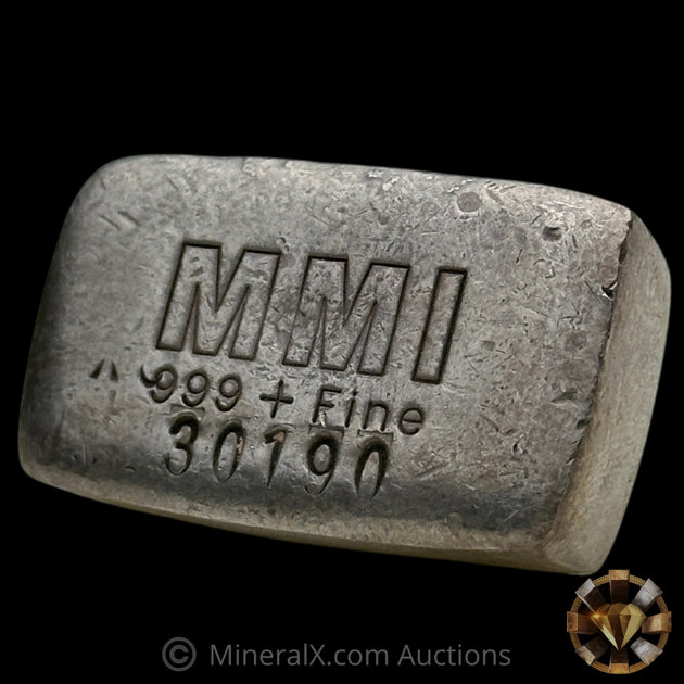 3oz Engelhard Rare MMI Monetary Metals International Vintage Silver Ba ...
