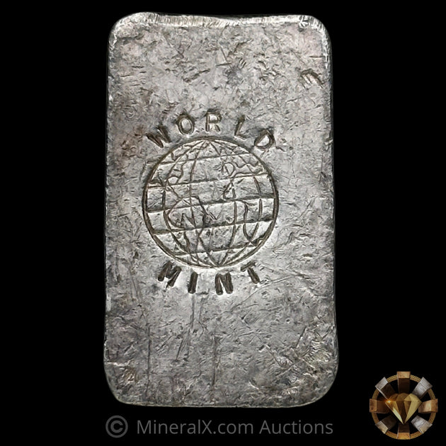 2oz World Mint Comstock Mold Vintage Silver Bar – MineralX