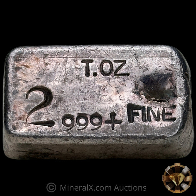 2oz World Mint Comstock Mold Vintage Silver Bar – MineralX