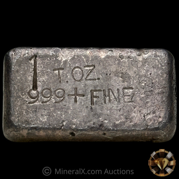 1oz World Mint Comstock Mold Vintage Silver Bar – MineralX