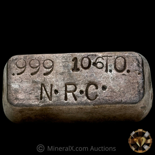 10.6oz NRC Vintage Silver Bar – MineralX