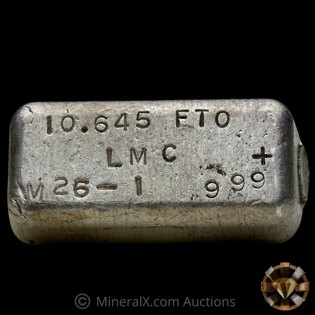 10.645oz LMC Vintage Silver Bar – MineralX
