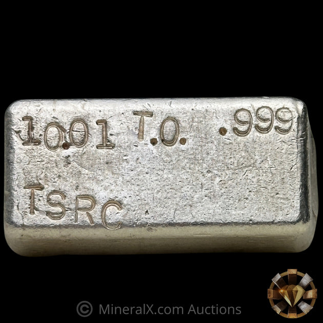 10.01oz TSRC Tri State Refining Co Vintage Silver Bar – MineralX