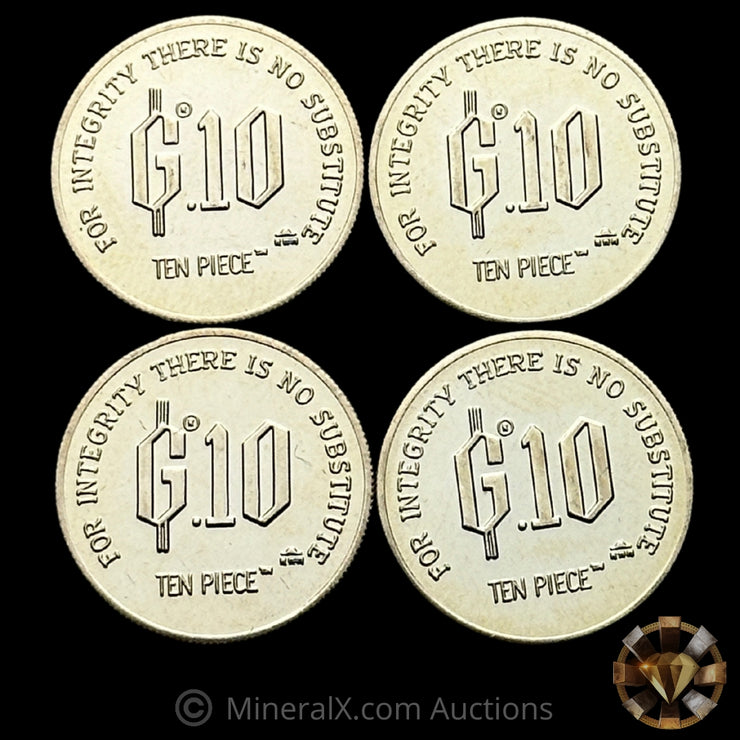 x4 1/10th 1982 Gold Standard Corporation Elizabeth Currier Variety "Te ...