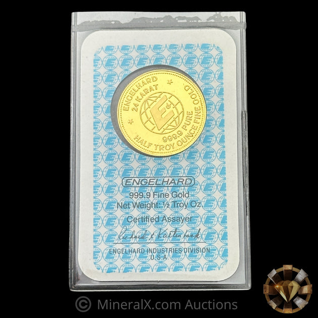 1/2oz 1982 Engelhard Proof Prospector Gold Coin Mint In Original Seal ...