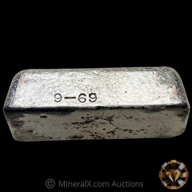 31.79oz W H Foster Vintage Silver Bar – MineralX