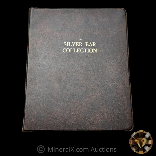 x10 1oz Fish Vintage Silver Bar Collection In Vintage Harco Album ...