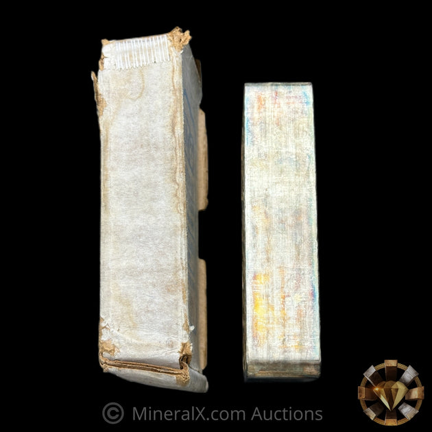 100oz Johnson Matthey JM Vintage Pressed Silver Bar With Original Numb ...
