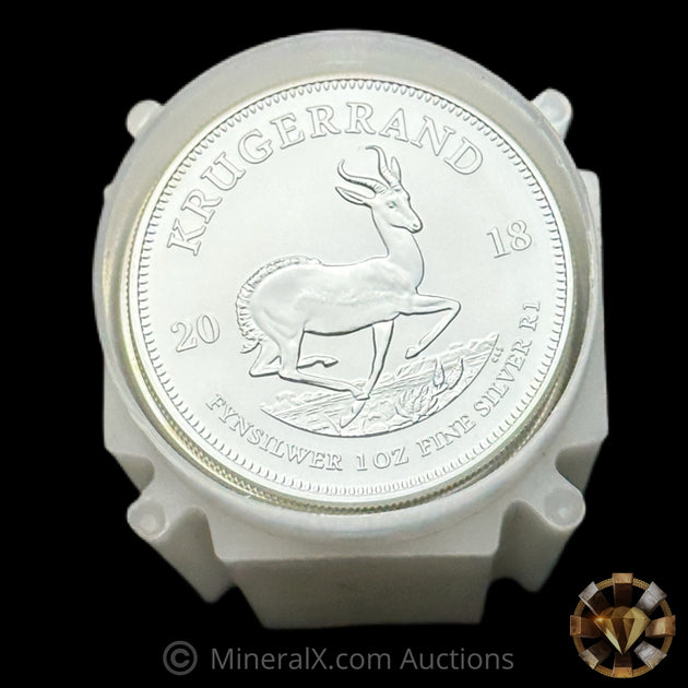x20 1oz 2018 Krugerrand Silver Coin Roll – MineralX
