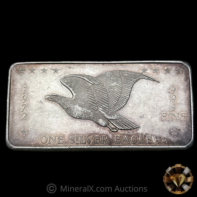 1oz W H Foster Vintage Silver Bar – MineralX