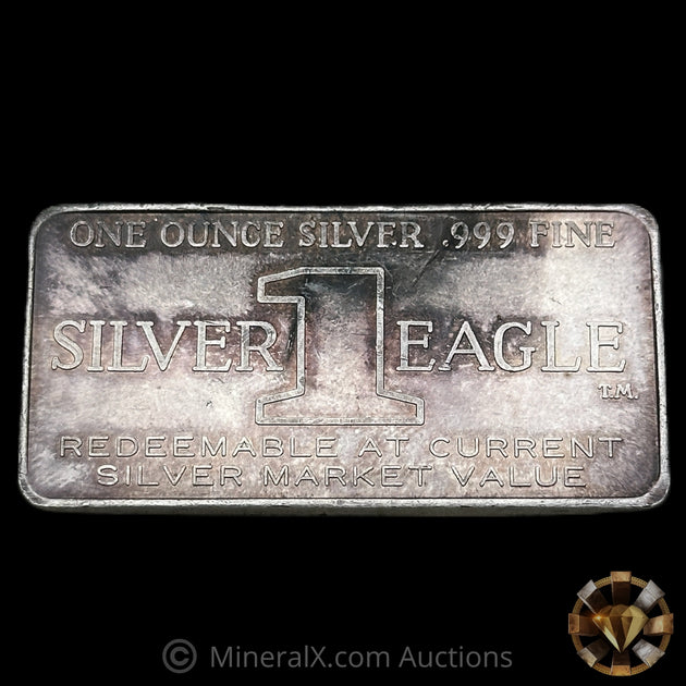 1oz W H Foster Vintage Silver Bar – MineralX