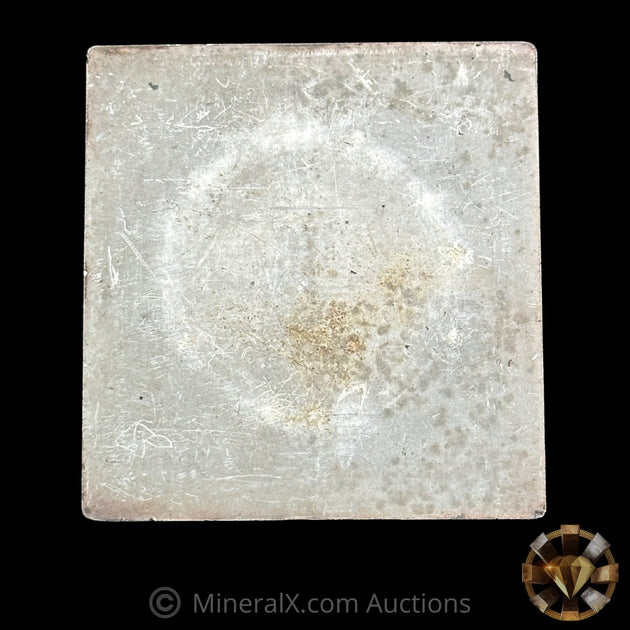 10oz Certified Pure Vintage Silver Cube Bar – MineralX