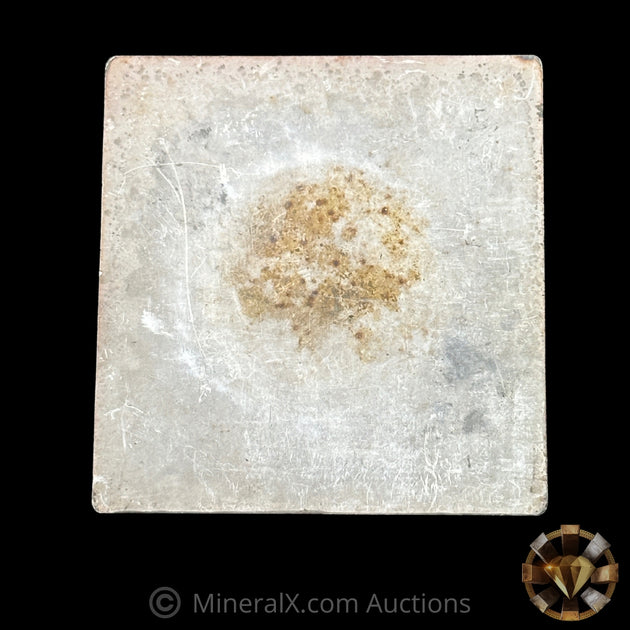 10oz Certified Pure Vintage Silver Cube Bar – MineralX