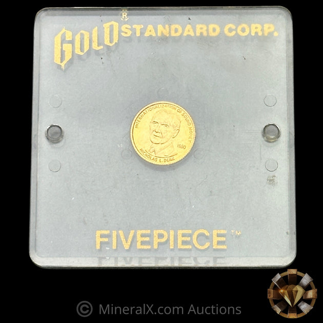 1/20th 1980 Nicholas L. Deak “Denationalization of Sound Money” Gold S ...