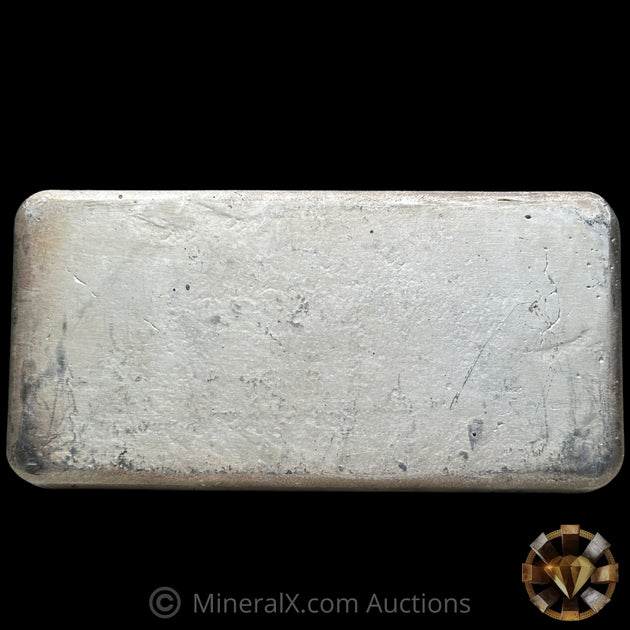 100oz Colonial Made By Engelhard Vintage Silver Bar – MineralX