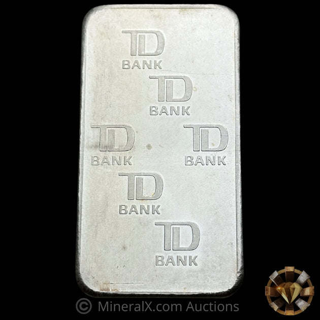 10oz Engelhard Assayers & Refiners Maple Leaf Vintage Silver Bar With ...