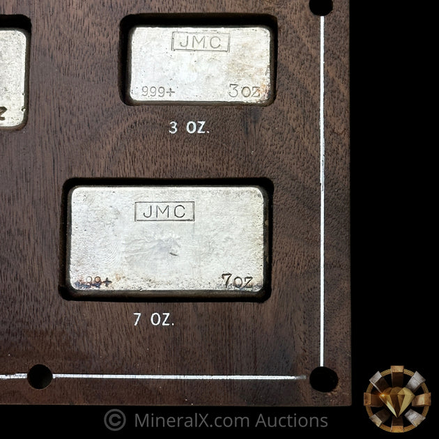 29oz (10oz,7oz,5oz,4oz,3oz) JMC Johnson Matthey "Canadian Silver Bars ...