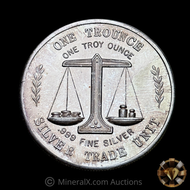 1oz Silver Trade Unit Vintage Silver Coin – MineralX
