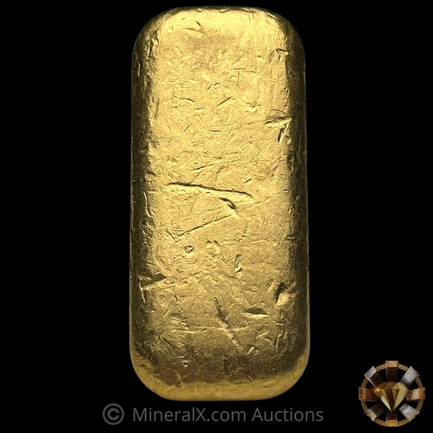 10oz Authentic Merrill Lynch Bull Made By Handy Harman Vintage Gold Ba ...